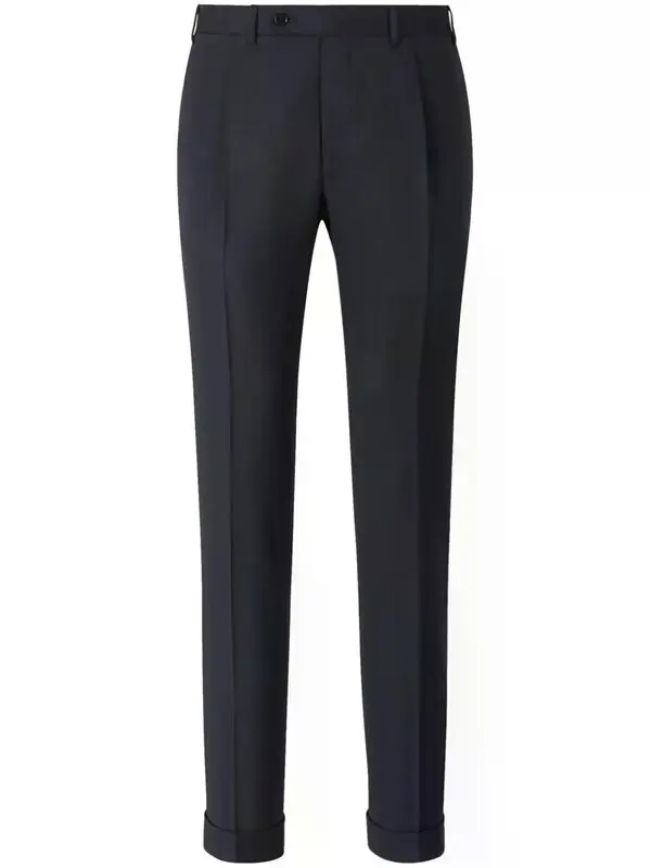 Canali Wool Trousers - Blue