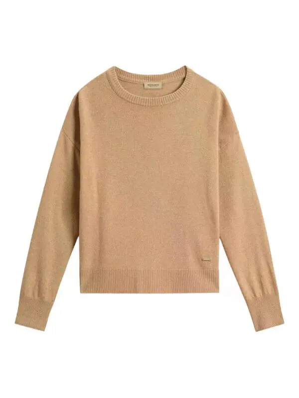 Woolrich Crew-neck Long Sleeve Sweater - Neutrals