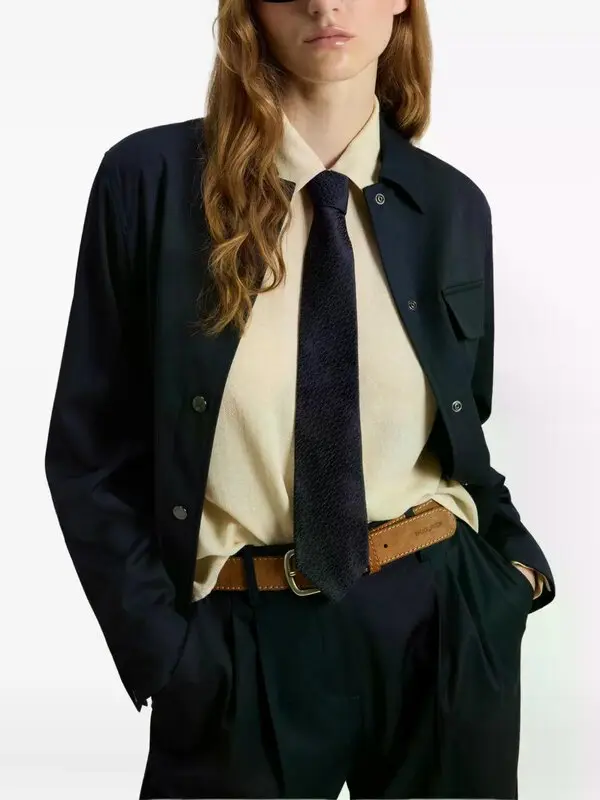 Woolrich Drawstring Overshirt - Blue
