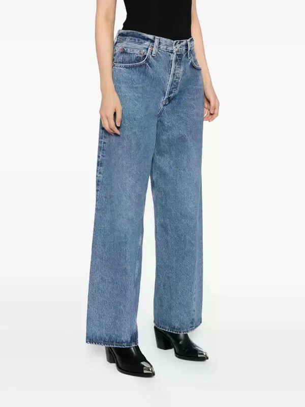 AGOLDE Twist Low Slung Jeans - Blue