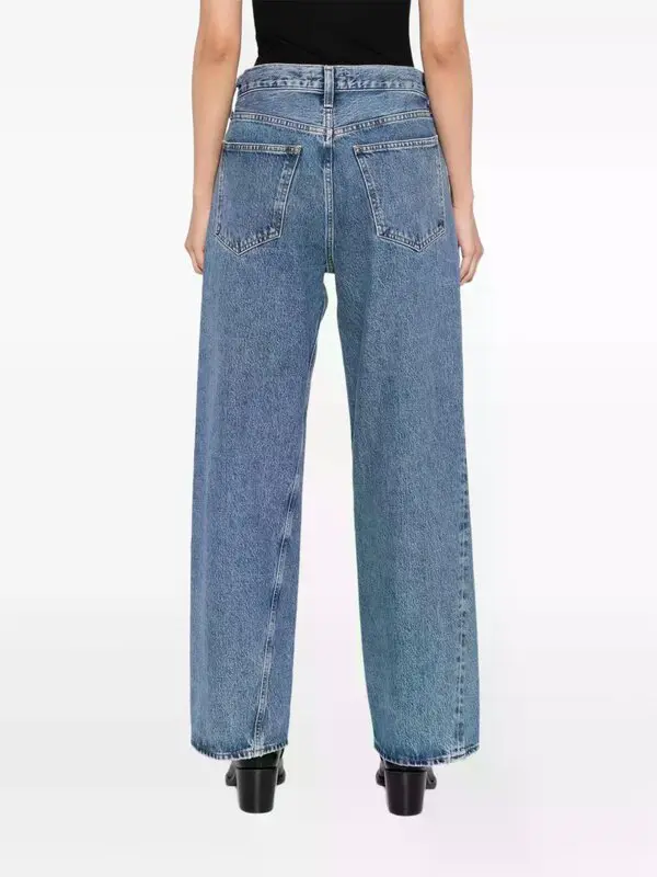AGOLDE Twist Low Slung Jeans - Blue