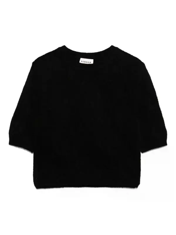 P.a.r.o.s.h Round Neck Sweater - Black