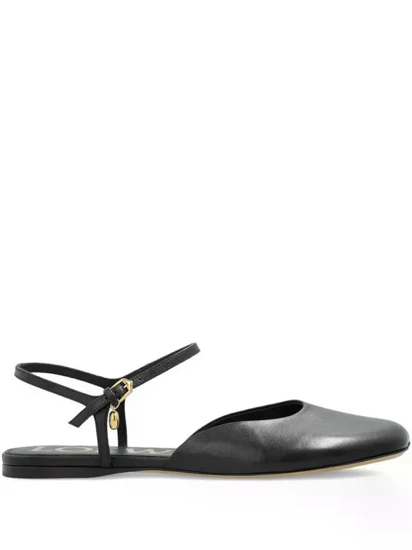 Loewe Ankle-strap Leather Trainers
