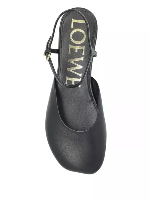 Loewe Ankle-strap Leather Trainers