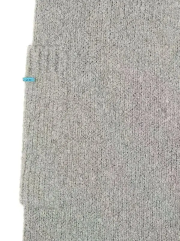 Alanui Drawstring Knitted Trousers - Grey