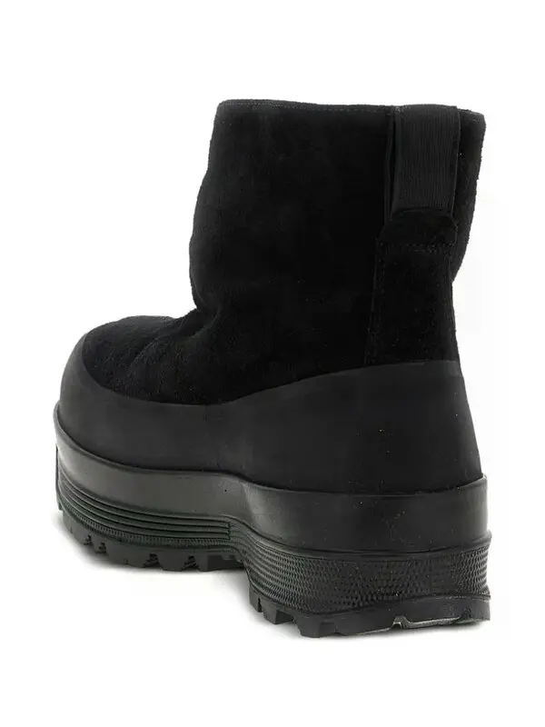 Stone Island Suede Rubber-band Boots