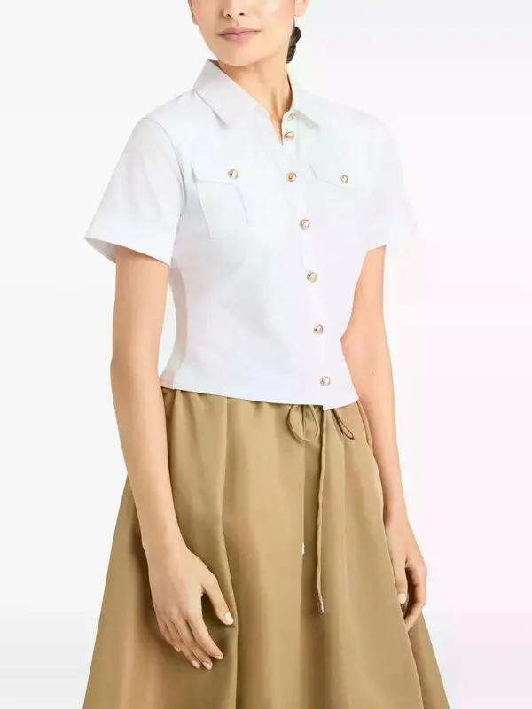 Cinq À Sept Button-fastening Pocket Top