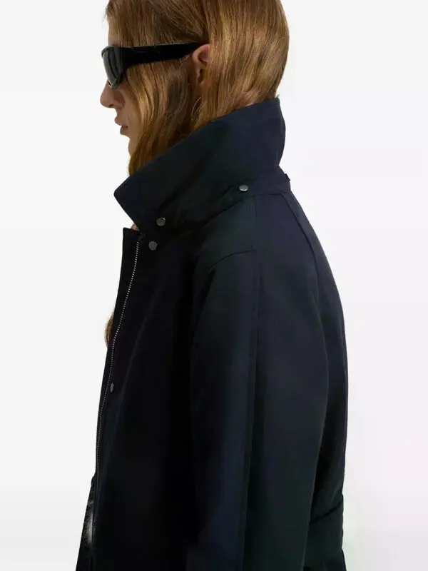 Woolrich Hooded Belted Water-resistant Trench Coat