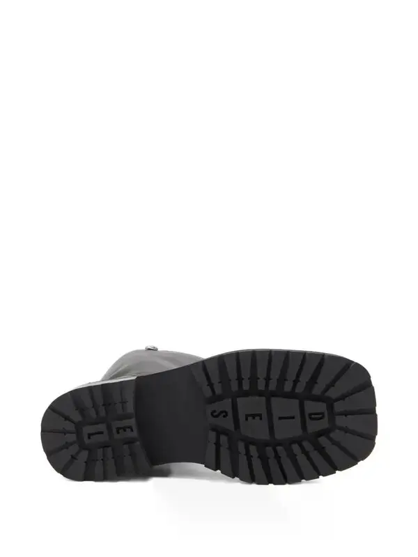 DIESEL® D-texan Square-toe Boots - Black