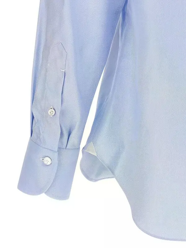 FINAMORE 1925 Button-cuffed Cotton Shirt