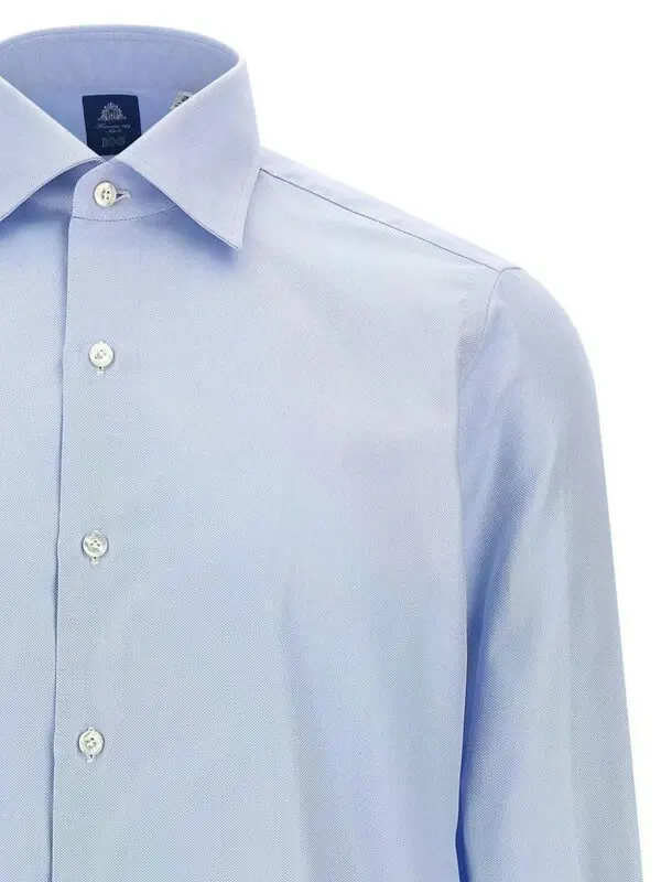 FINAMORE 1925 Button-cuffed Cotton Shirt