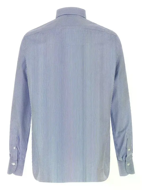 FINAMORE 1925 Striped Button-cuffed Shirt