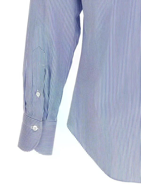 FINAMORE 1925 Striped Button-cuffed Shirt