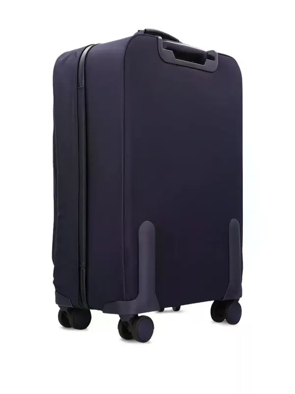 Longchamp Leather-trimmed Wheeled Trolley - Blue