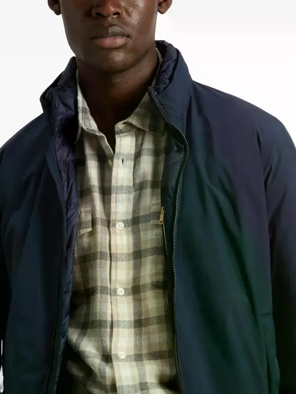 Woolrich Padded Bomber Jacket - Blue