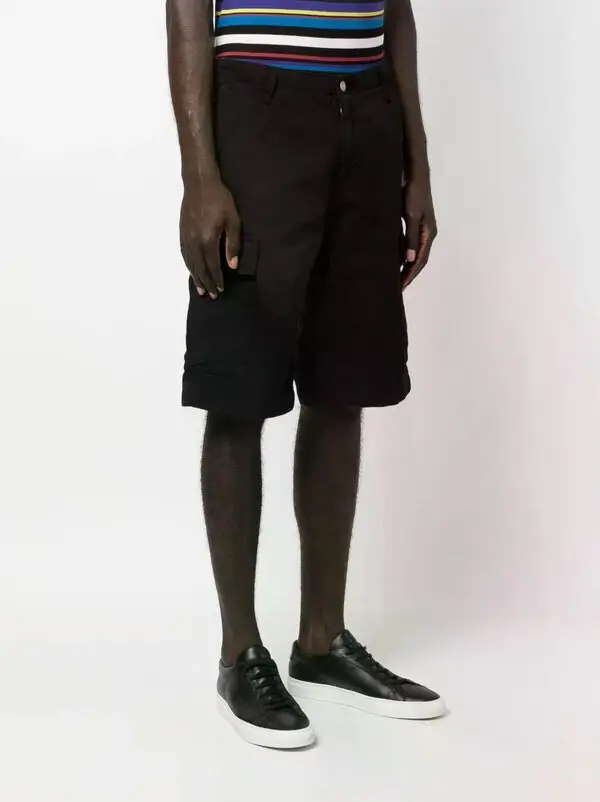 Carhartt Work In Progress Cargo Cotton Bermuda Shorts - Black