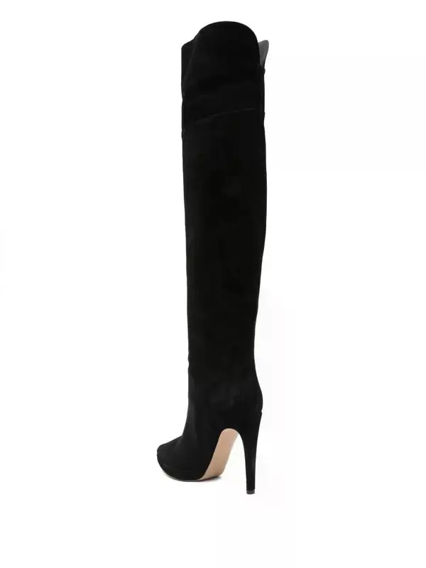 Casadei 100mm Suede Knee-high Stiletto Boots