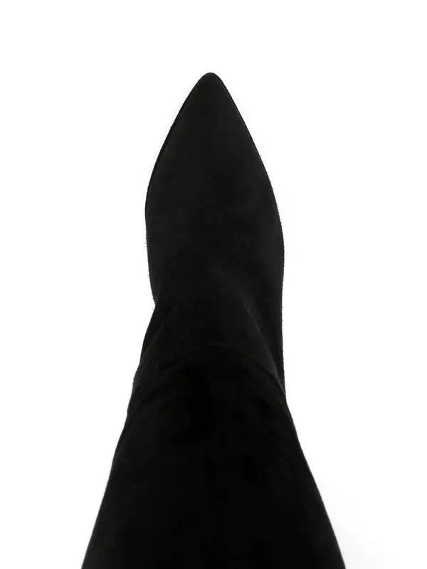 Casadei 100mm Suede Knee-high Stiletto Boots