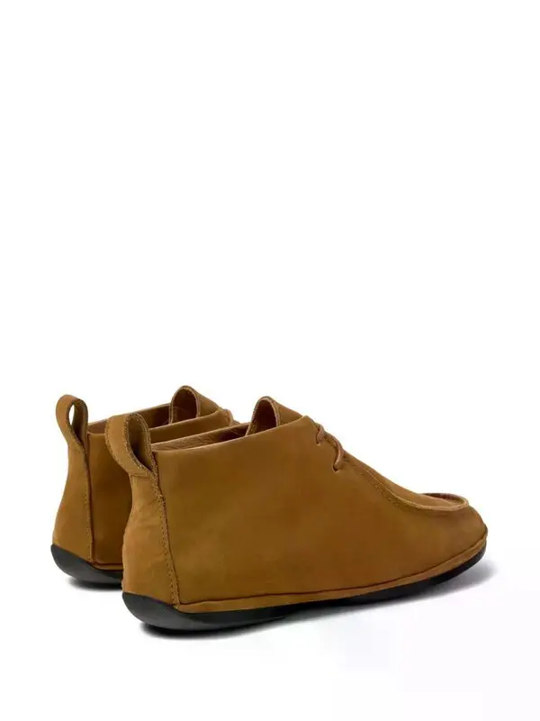 Camper Lace-up Leather Boots - Brown