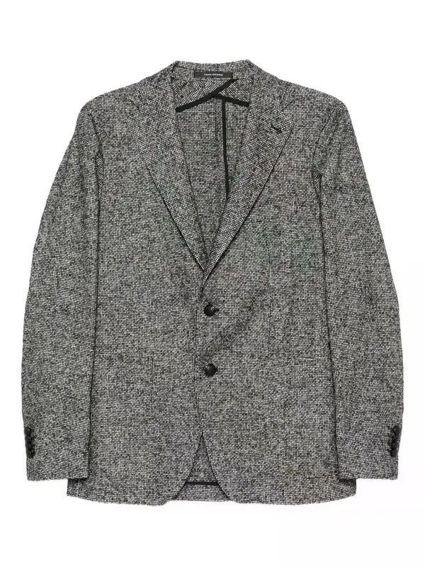 Tagliatore Textured Two-button Blazer - Black