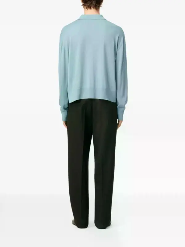 AMI Paris De Coeur Wool Polo Shirt