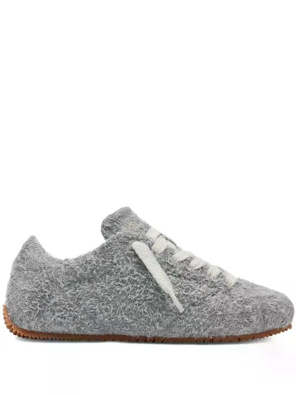 Axel Arigato Shaggy Suede Lace-up Sneakers - Grey