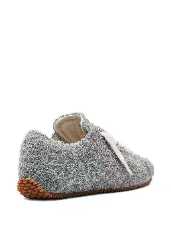 Axel Arigato Shaggy Suede Lace-up Sneakers - Grey