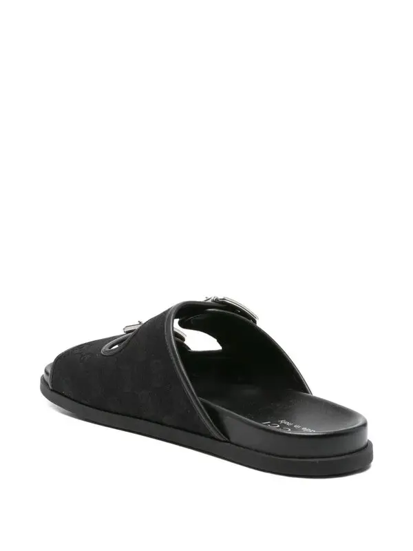 Gucci Double-buckle Leather Sandals