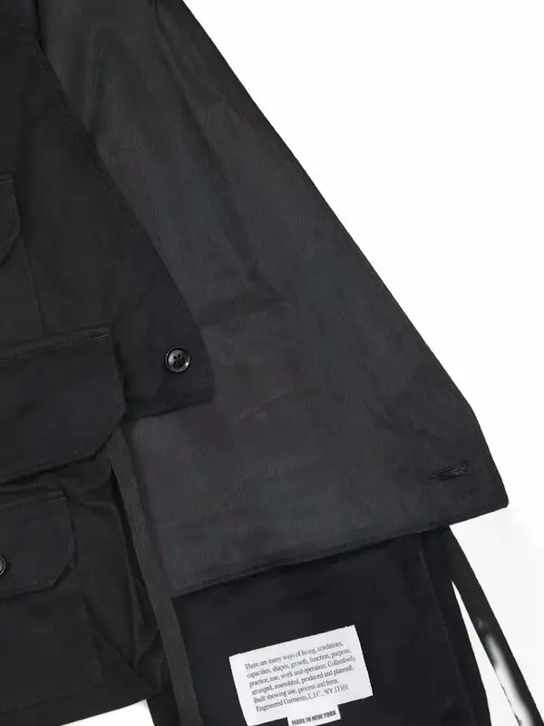 Engineered Garments Multi-pocket Belted Vest - Black