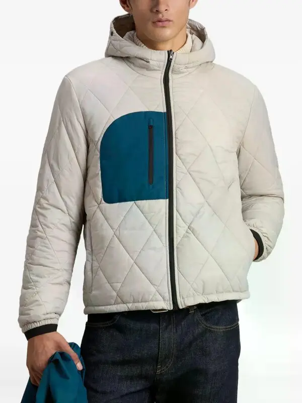 Woolrich Diamond-quilted Jacket - Blue