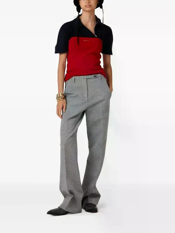 Miu Miu Logo Intarsia Tube Top