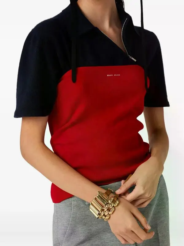 Miu Miu Logo Intarsia Tube Top