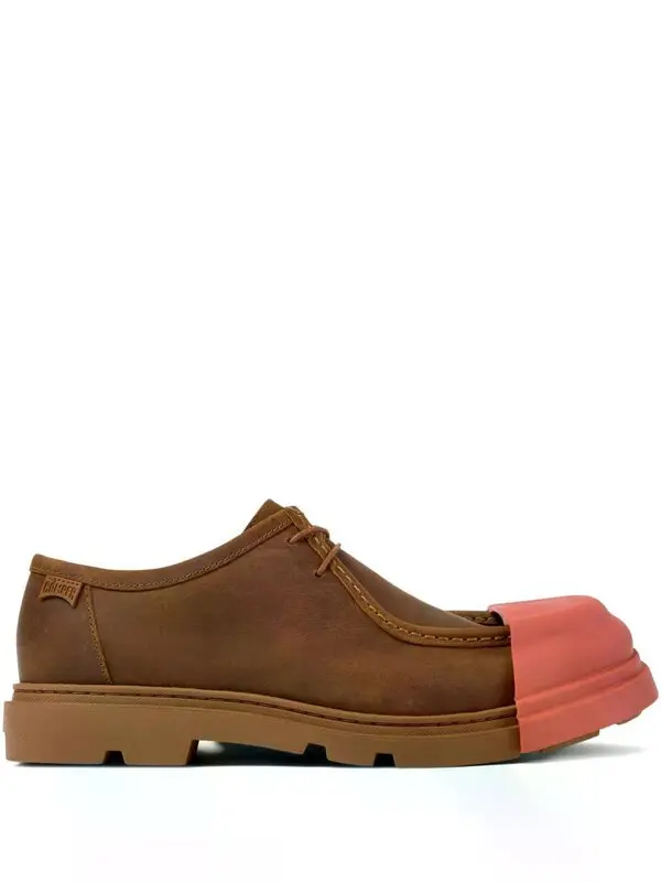 Camper Lace-up Leather Shoes - Brown