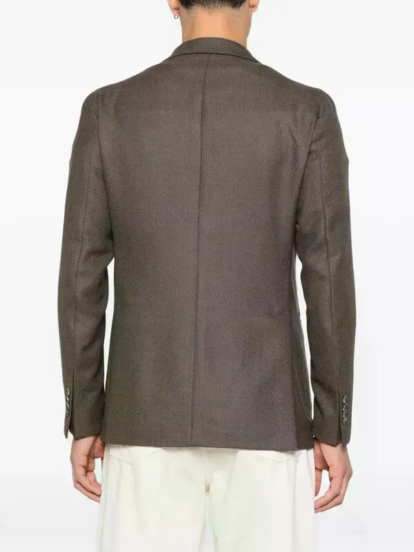 Tagliatore Textured Two-button Blazer