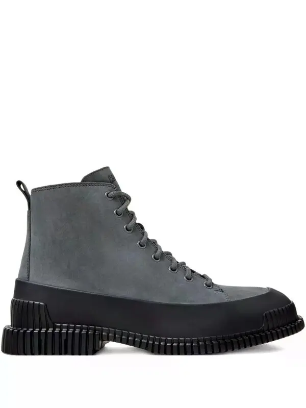 Camper Pix Lace-up Boots - Grey