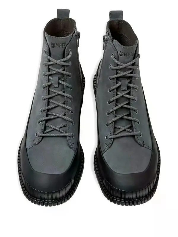 Camper Pix Lace-up Boots - Grey