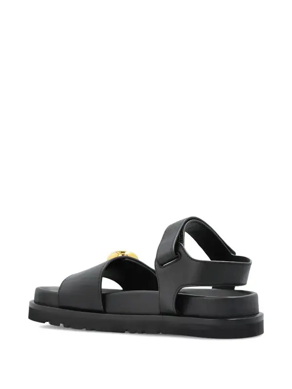 Loewe Pebble Leather Sandals