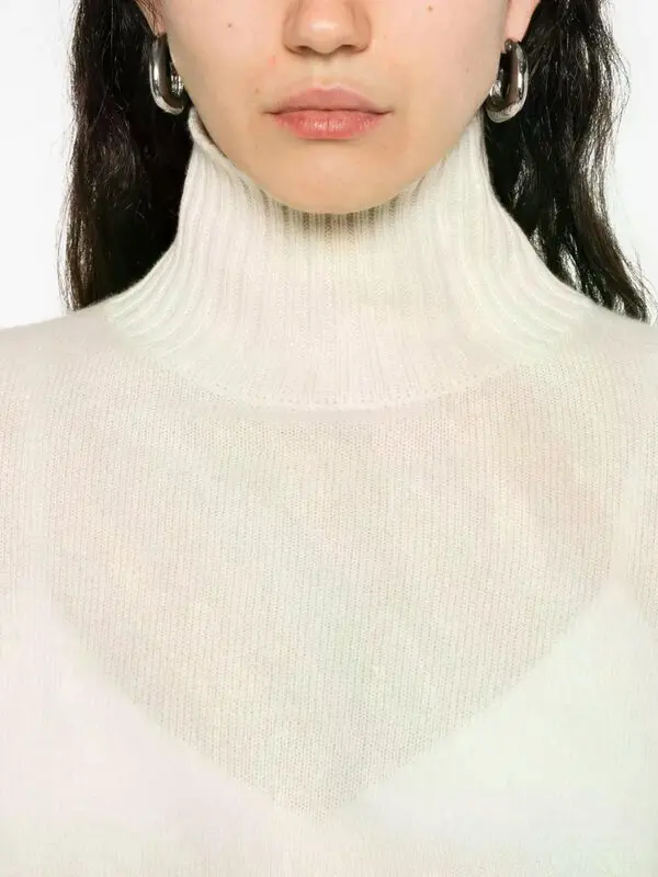 ALLUDE Turtleneck Cashmere Sweater