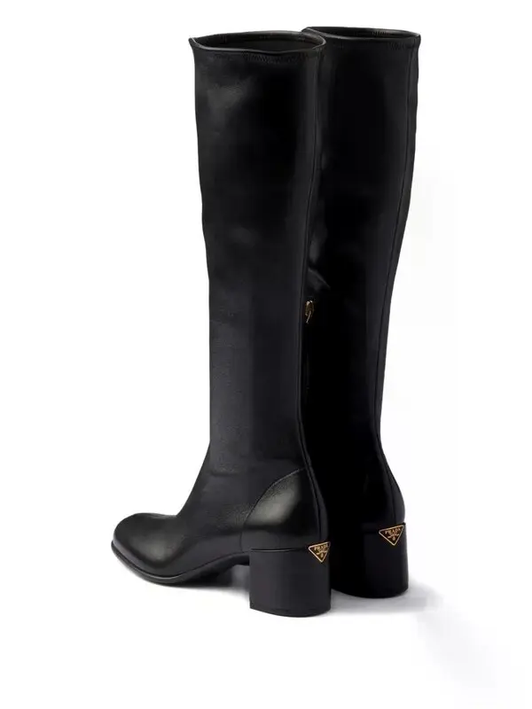 Prada 55mm Nappa Leather Tall Boots
