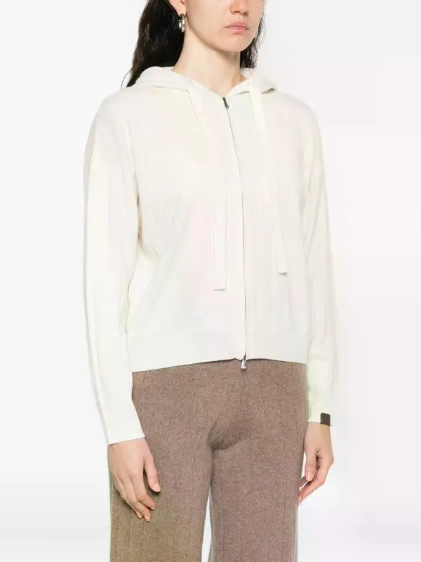 Max Mara Hooded Cashmere Cardigan