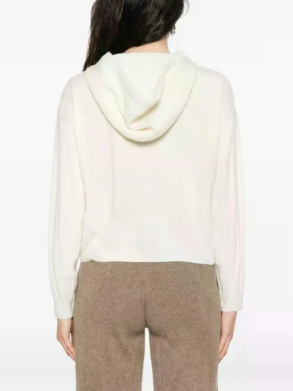 Max Mara Hooded Cashmere Cardigan