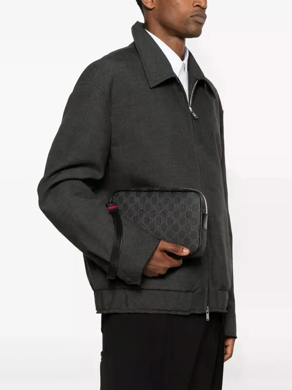 Gucci Gg Supreme Canvas Clutch