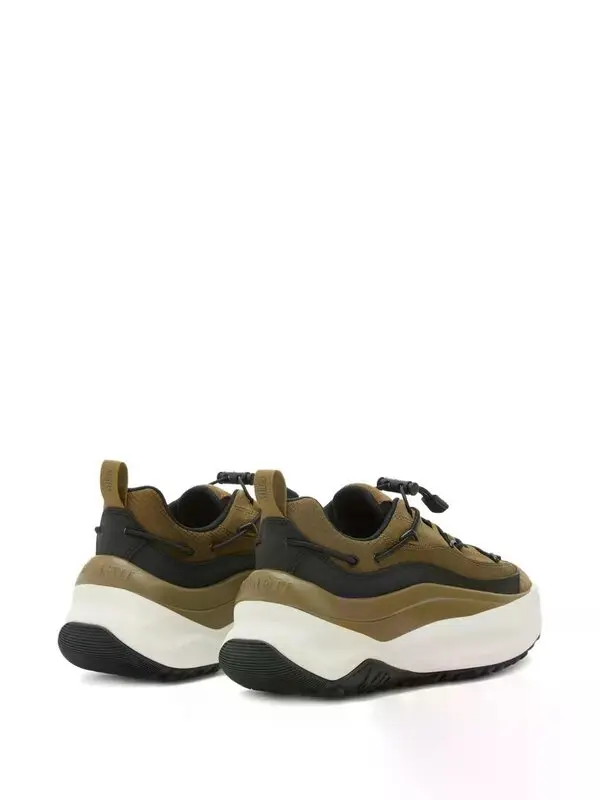 Moon Boot Lace-up Platform Sneakers - Green