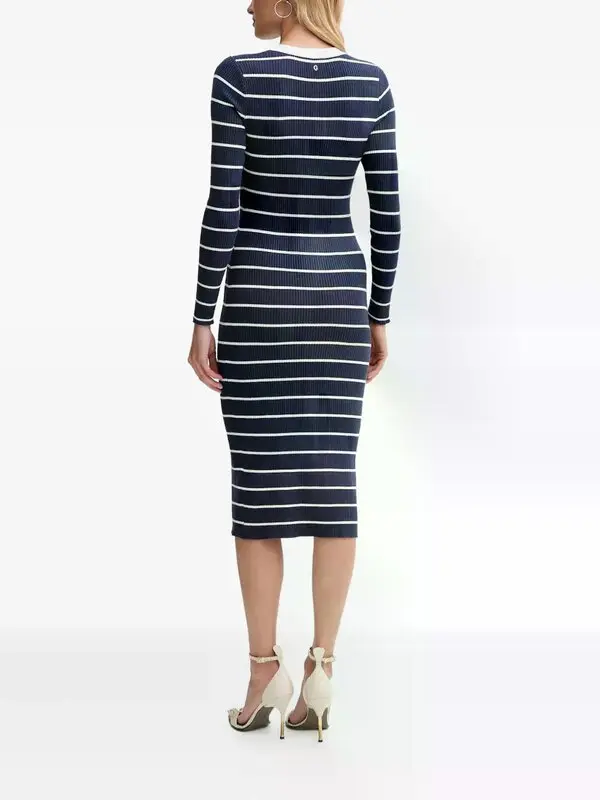 Guess Striped Button-front Dress