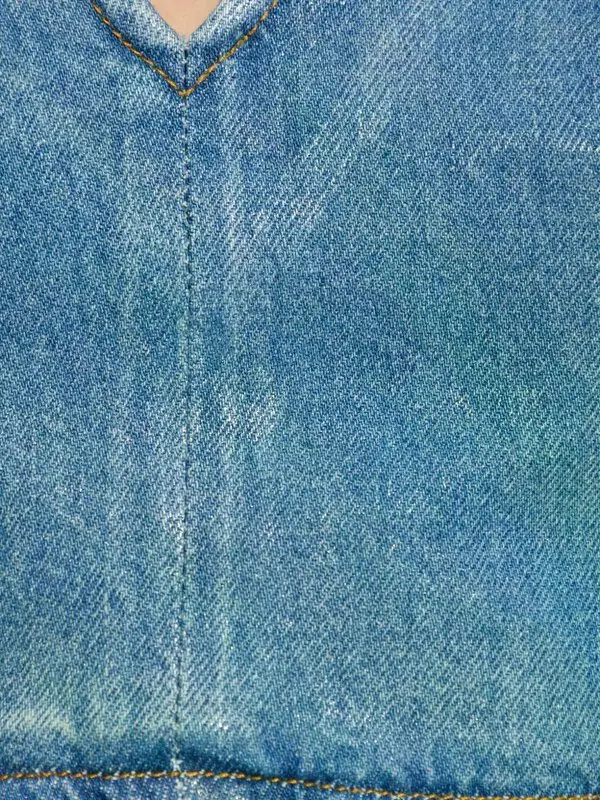 IRO PARIS V-neck Denim Top