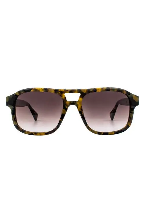 ALLSAINTS Enzo 54mm Aviator Sunglasses - Camo Tort