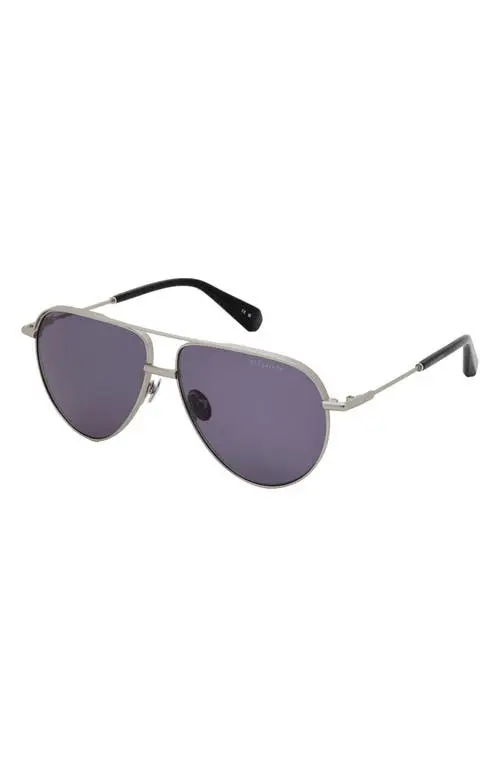 ALLSAINTS Murphy 58mm Aviator Sunglasses - Silver