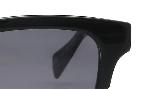 ALLSAINTS Zinner 51mm Square Sunglasses - Gloss Black