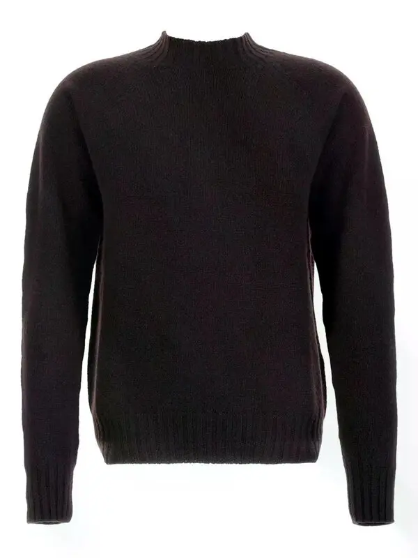 DRUMOHR Wool Crew-neck Sweater - Brown
