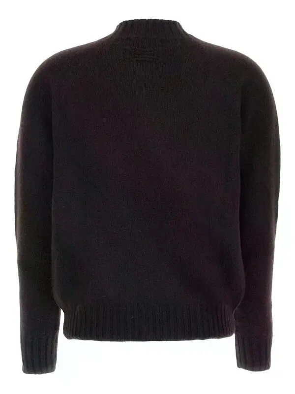 DRUMOHR Wool Crew-neck Sweater - Brown
